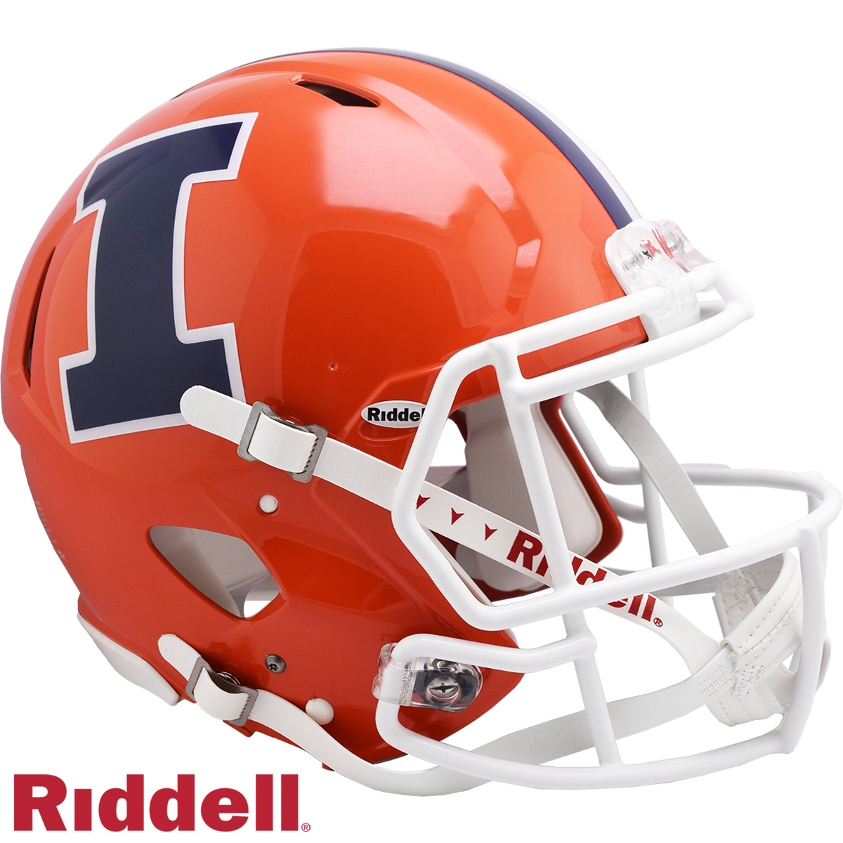 ILLINOIS FIGHTING ILLINI NCAA SPEED AUTHENTIC HELMET | The Sports Bunker.com
