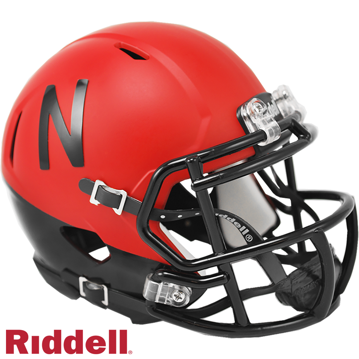 NEBRASKA CORNHUSKERS ALTERNATE 2014 SCARLET NCAA SPEED MINI HELMET ...